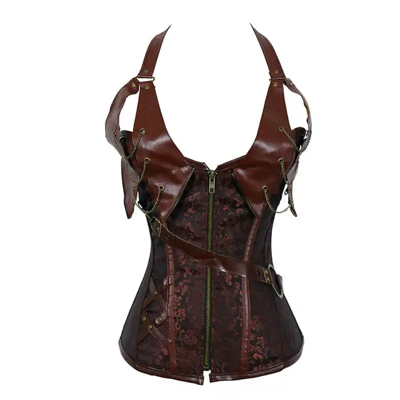 New Plus Size Retro Bustiers Corsets 14 Steel Bone Steampunk Burlesque ...