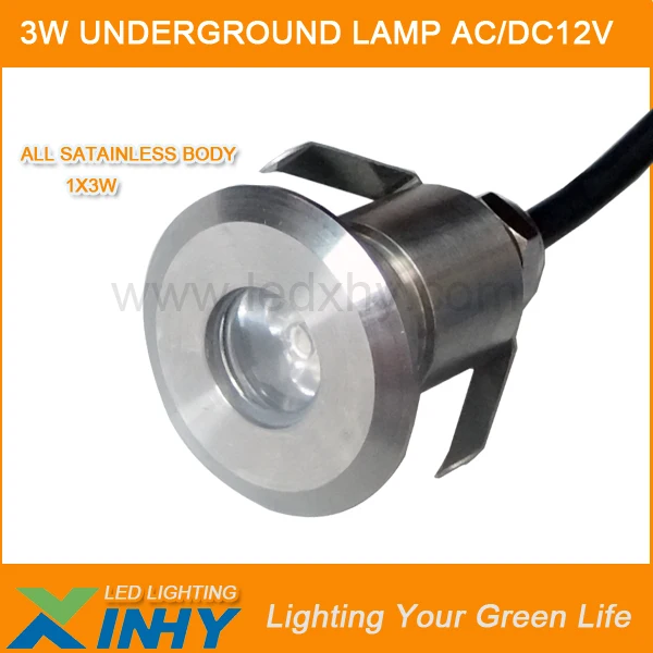 12 Volt 1W Stainless Steel Housing Waterproof Led Outdoor Lamp Mini ...