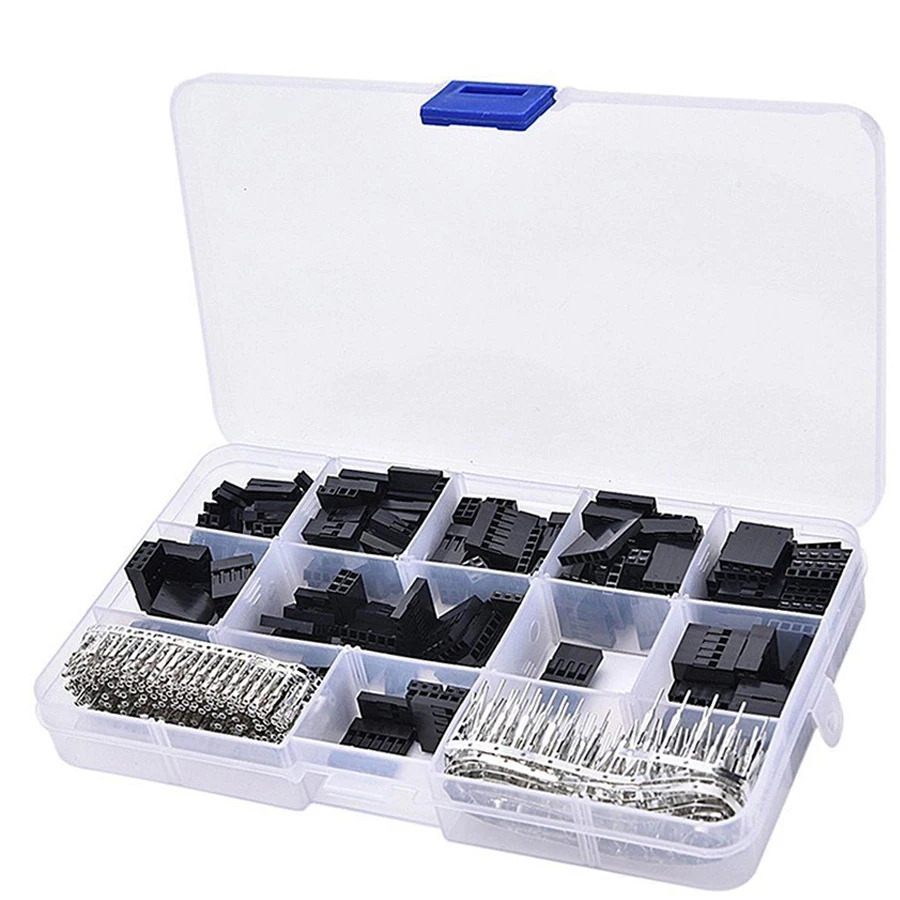 620pcs Dupont Connector set 2.54 mm Cable Jumper Wire Pin Header ...