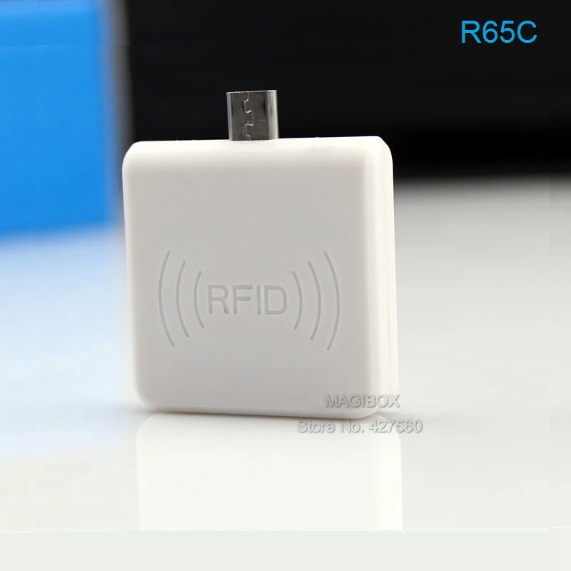 13.56MHz Mini RFID Reader Mobile Phone NFC IC Card Reader mirco usb ...