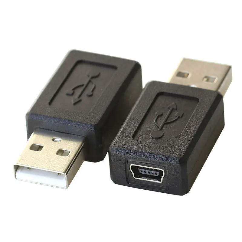 1 Piece USB Male to Mini USB Female Adapter USB Female Device Change ...