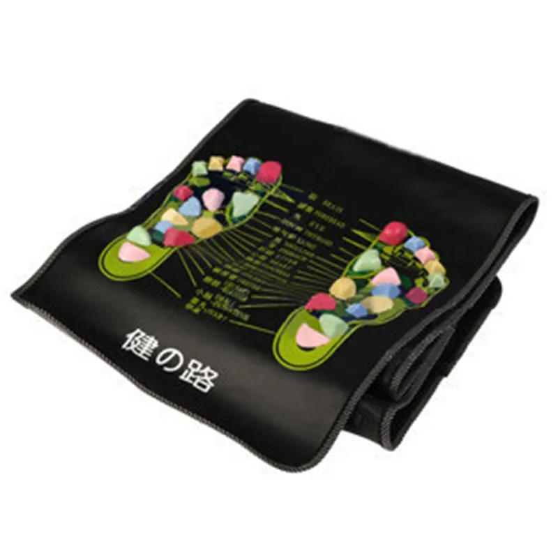 1Pc Foot Massage Mat Fitness Stone Health monitors Reflexology Walk ...