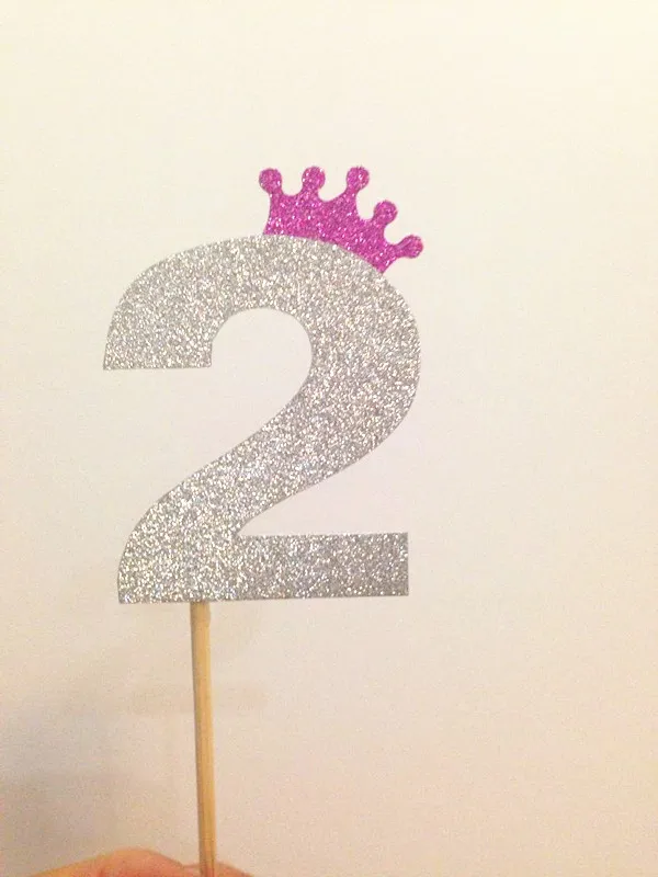 Pink Number 2 With Crown