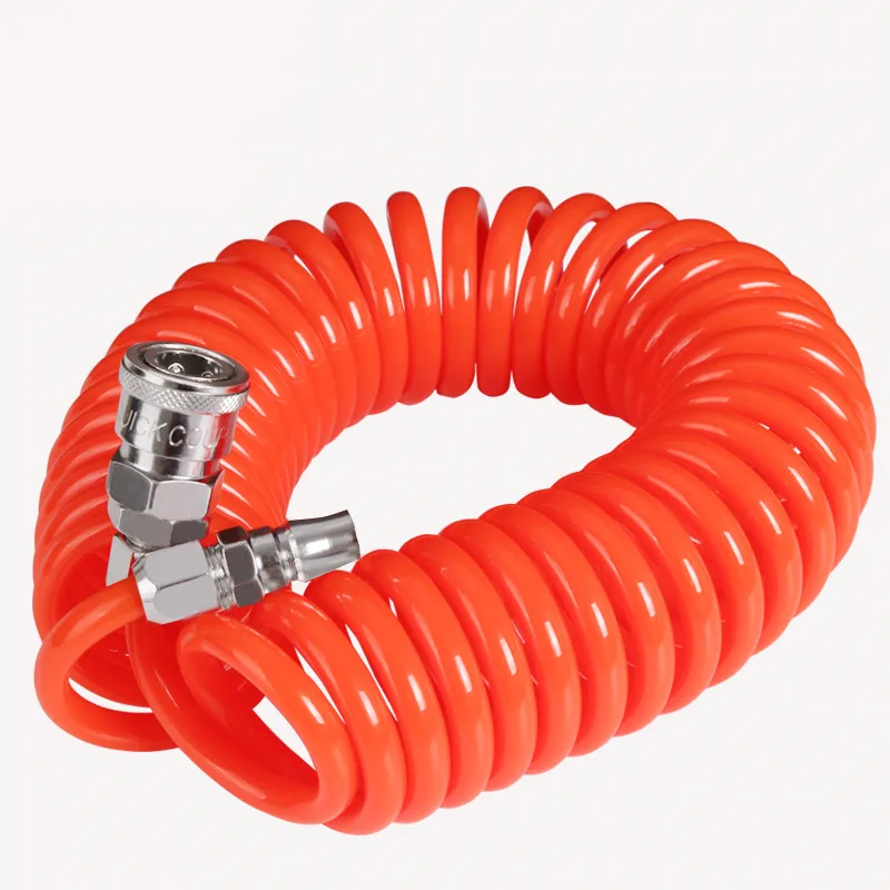 Pneumatic Spring Pipe Pu Air Hose High Pressure Hose With Quick Couple ...