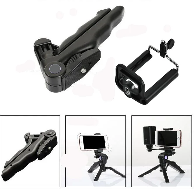 Mini Tripod Rotation Desktop Handle Stabilizer Folding Tripod Stand For ...