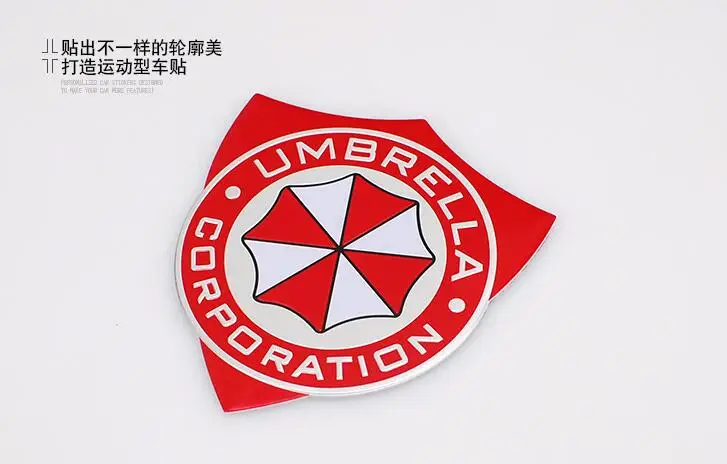 200pcs-DHL-Aluminium-Alloy-Red-Resident-Evil-Car-Emblem-Badge ...