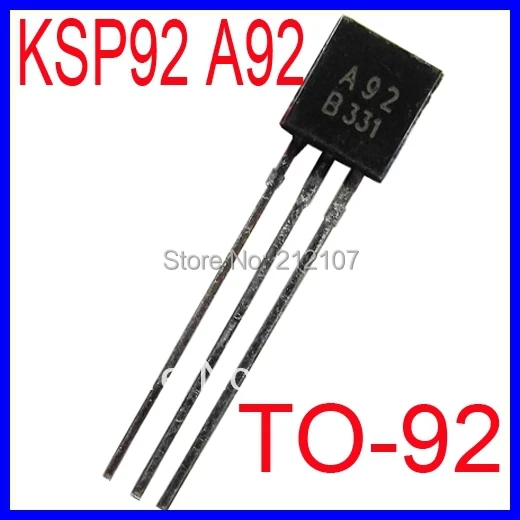 KSP92 a92 トランジスタ pnp プラスチック の カプセル化トランジスタ to 92|transistor marking ...