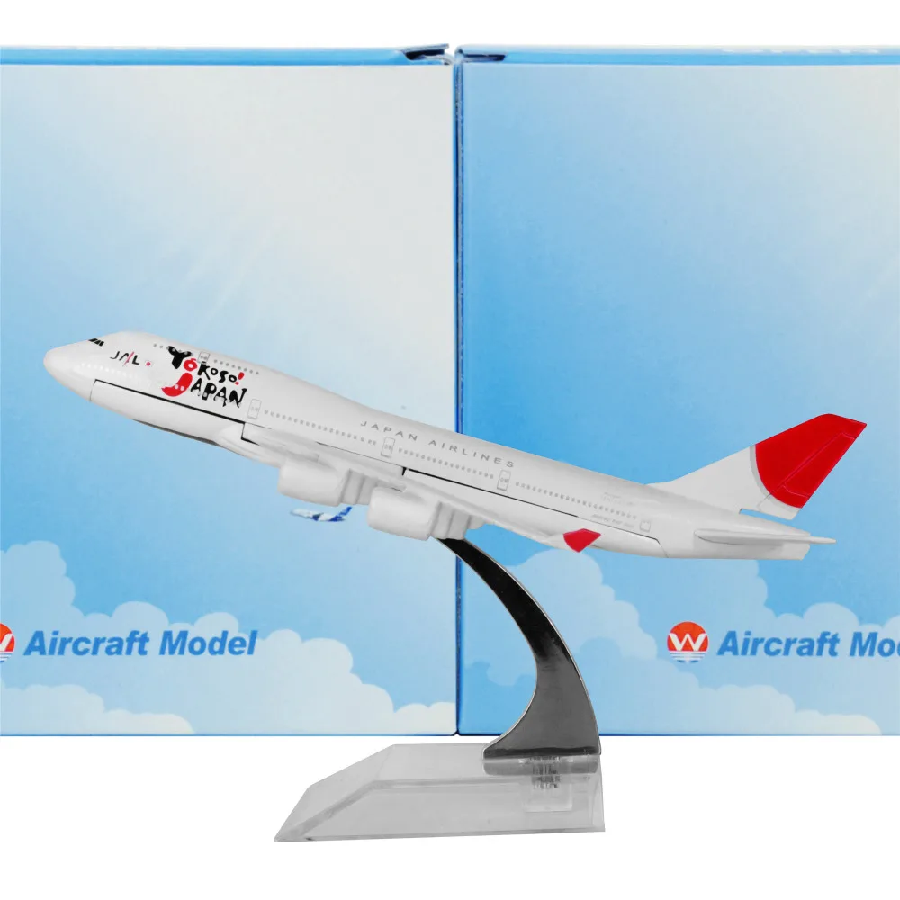 Japan-Airlines-Boeing-747-16cm-model-airplane-kits-child-Birthday-gift ...