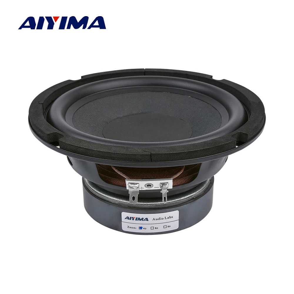Aiyima 6.5 Inch Subwoofer Speakers 80w 4 8 Ohm High Power Hifi Fever Woofer Music Audio ...