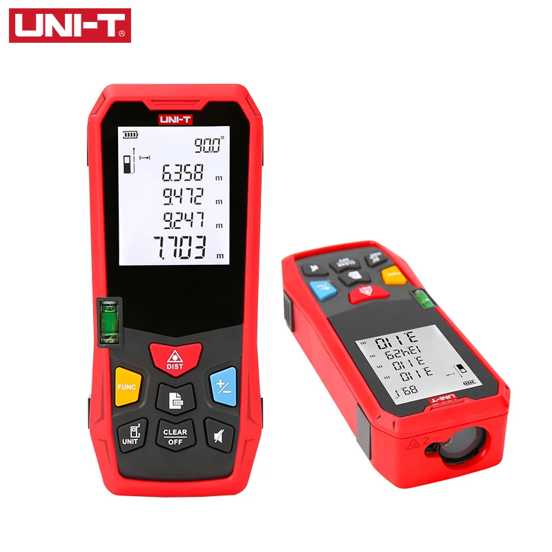 UNI-T Digital Laser Distance Meter Rangefinder 80m 100m 120m 150m Tape ...