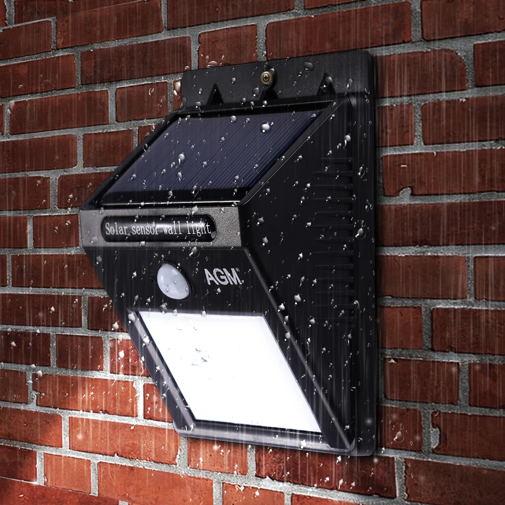 Led Solar Wall Lamp Motion Sensor Light 10 Panel Powered - AliExpress