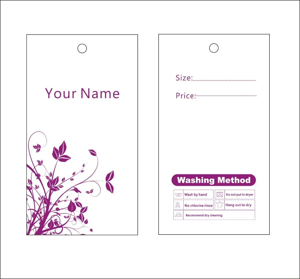 Custom Price Tags Printable