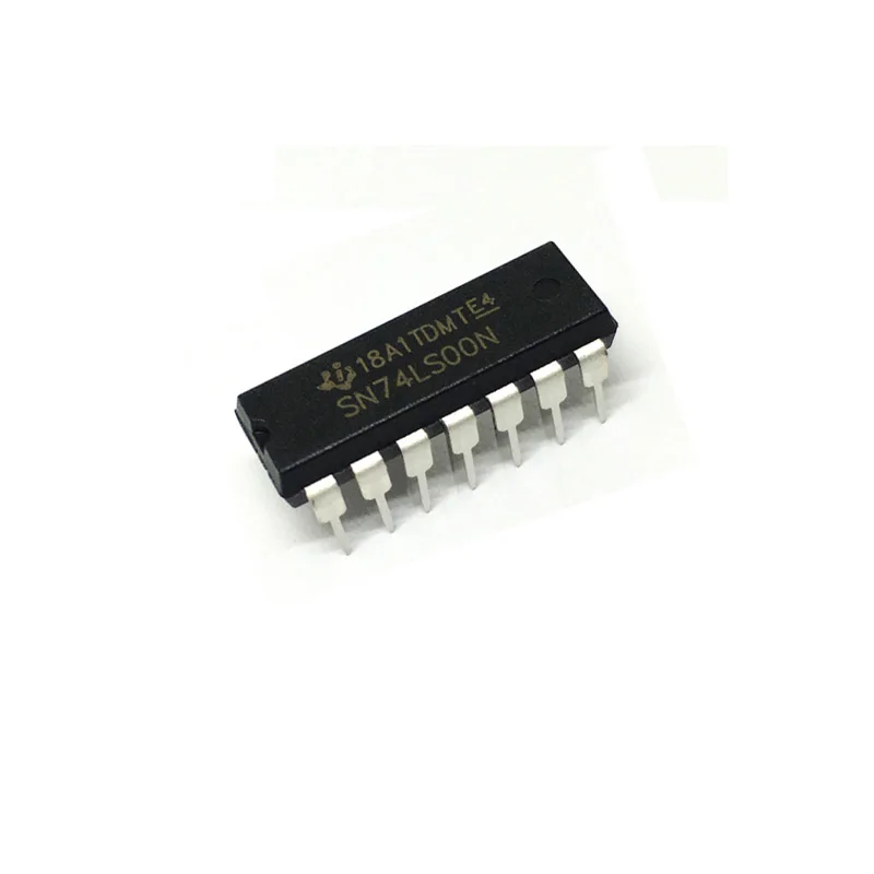 100 Pçs 74ls00 Sn74ls00n 7400 Quádruplo Com 2 Entrada Nand Gate Dip-14 ...