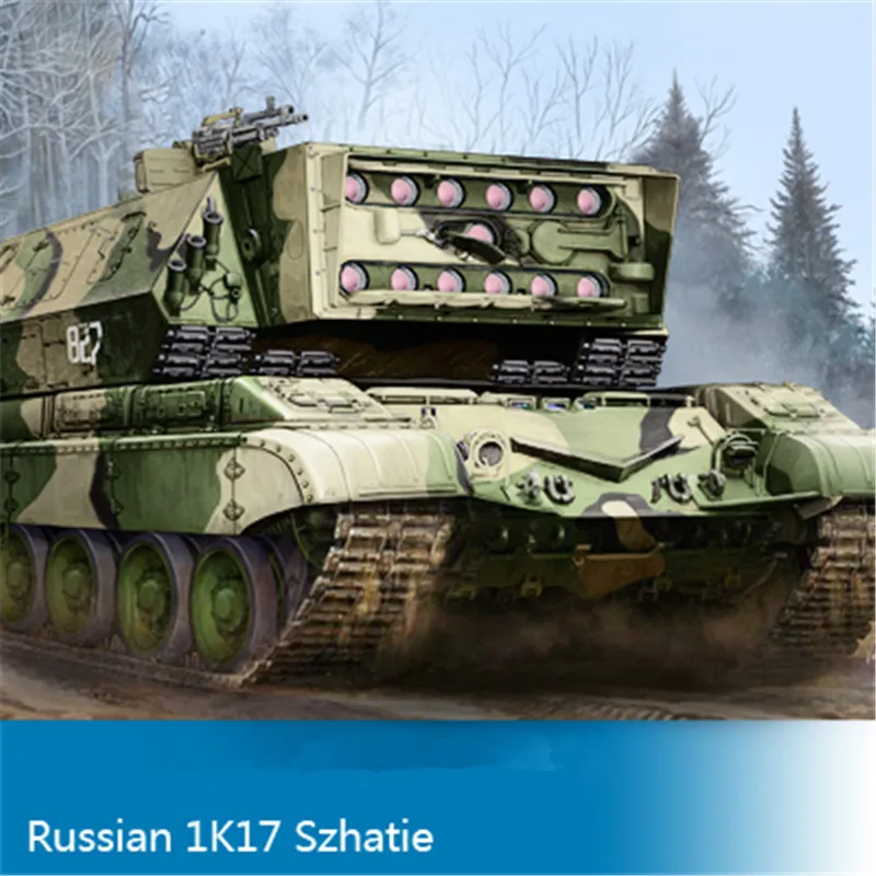 Trumpeter 1/35 Scale Russian 1K17 Szhatie Plastic Assembly Models 05542 ...