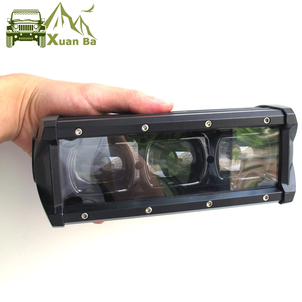 6d Lens 8" 14" 20" 27" 33" 40" 46" 53 Inch Single Row Led Bar Light For ...