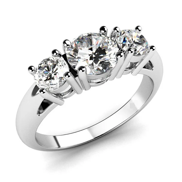 2015 Latest Design Romantic Ring Jewelry Stainless Steel Zirconia Cz 3