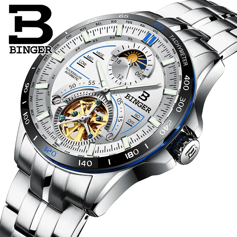 Venta > reloj binger automatico > en stock