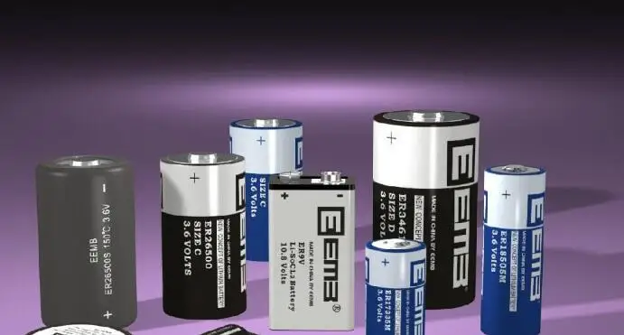 5 pçs frete grátis eerer14335 2/3aa 3.6v 1650mah bateria de lítio novo ...