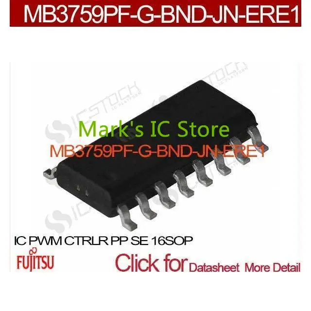 MB3759PF G BND JN ERE1 IC PWM CTRLR PP SE 16SOP MB3759PF G BND JN ERE1 ...