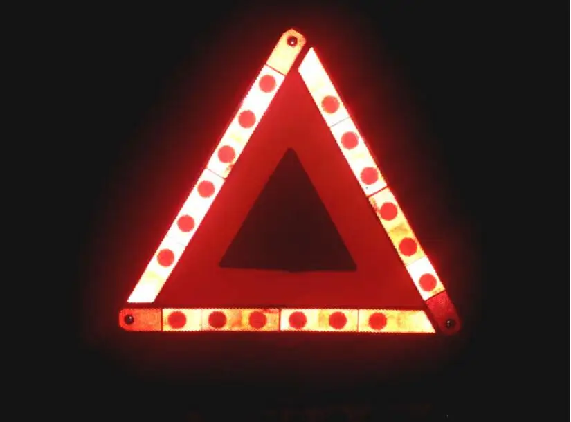 1PC Car Warning Sign Vehicle Triangle Reflective Emergency Safety ...