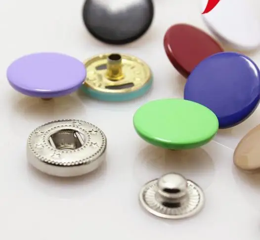 15mm 20mm Copper color snap button down jacket clasp buckle buttons 100 ...