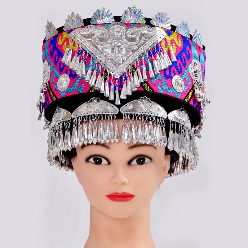 New arrival miao clothes accessories miao hat for adults ancient ...