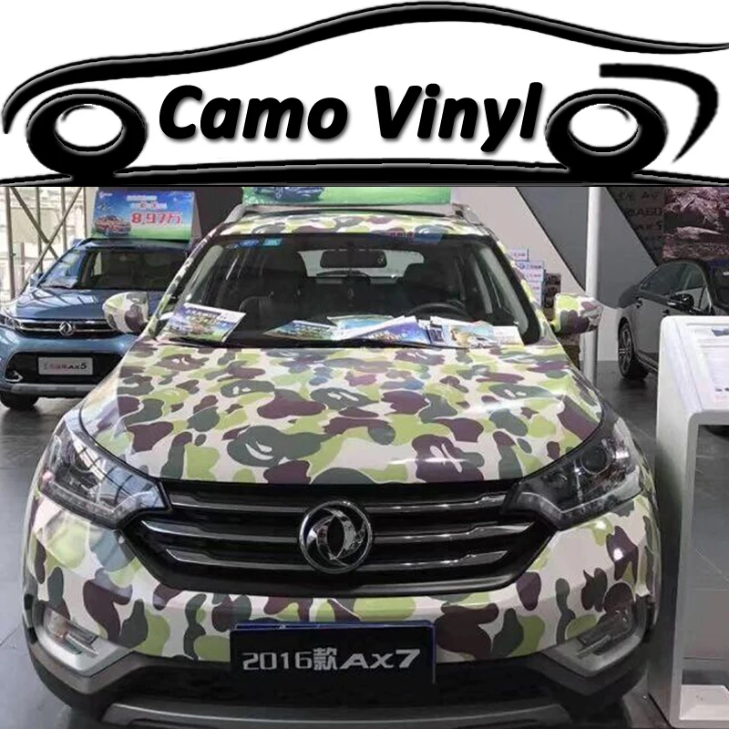 High Quality Car Styling Camouflage Vinyl Wrap Camo Car Wrapping Film ...
