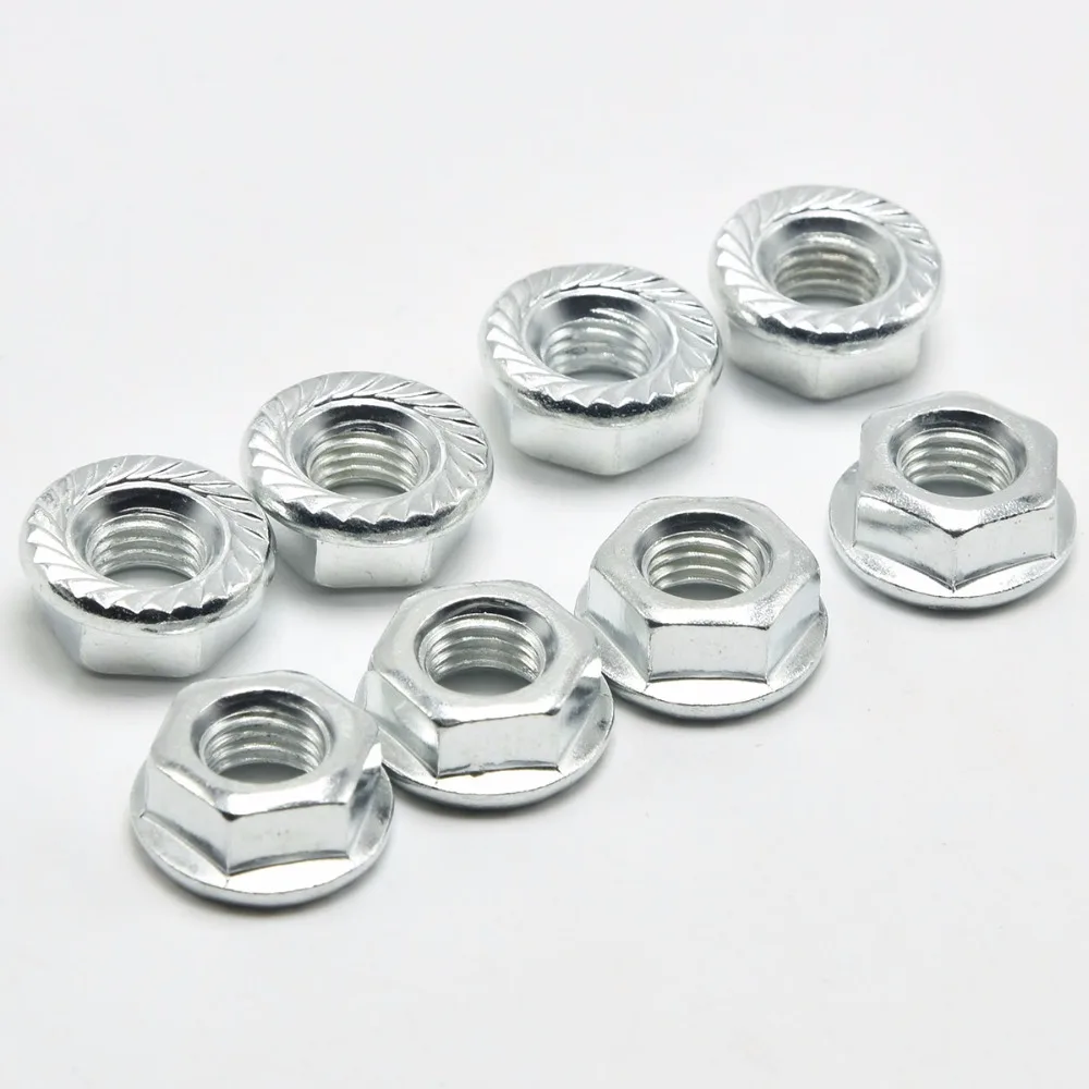 M8 Flange Nuts 7MM Thickness Lamp Screw Tooth Tube's Nut 8mm Female ...