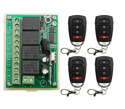 DC12V-4CH-RF-Wireless-Remote-Control-System-teleswitch-transmitter ...
