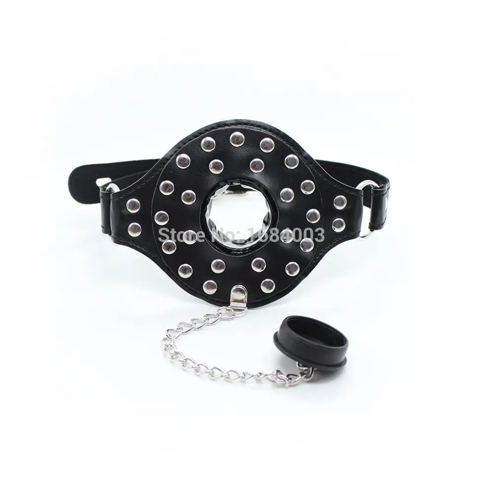 Sex Games Fetish Oral Gag Deep Throat Mouth Pu Mouth Gag O Ring With