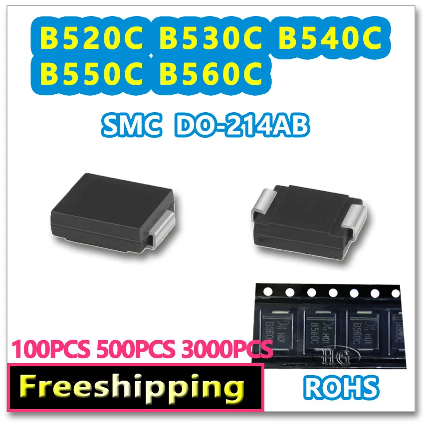B520C B530C B540C B550C B560C DO 214AB SMC 100PCS 500PCS 3000PCS New goods|smc| - AliExpress