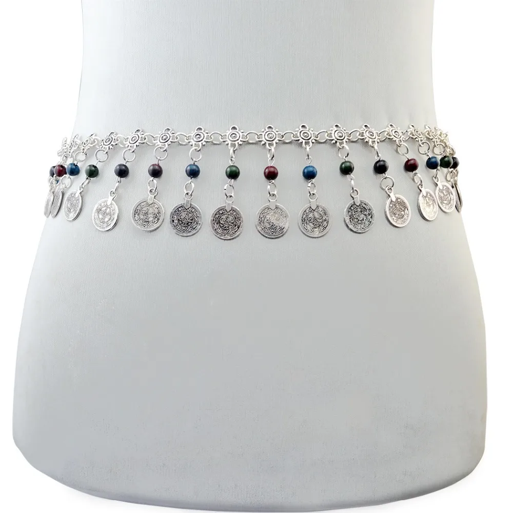 Boho Gypsy Body Belly Waist Chain | Tribal Belly Dance Waist Chain ...