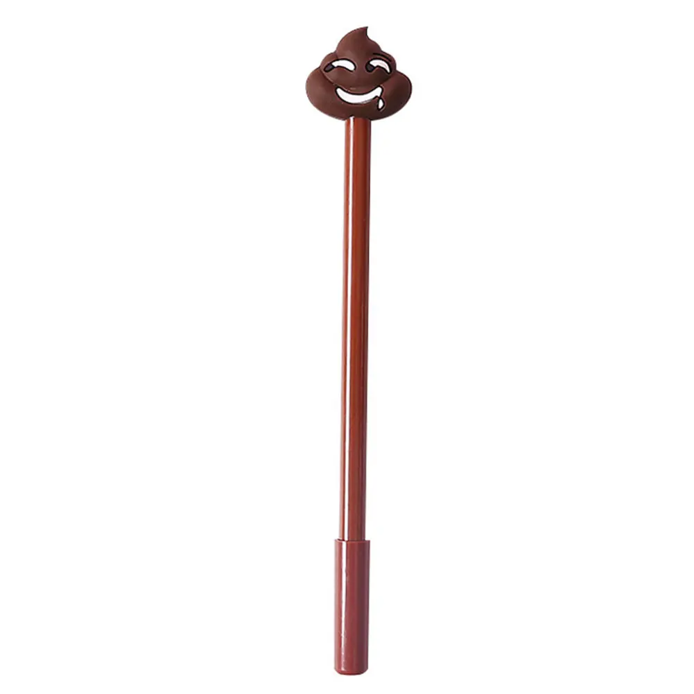 Signature Poop Shape Struggle Face Expression Gel Pen Smooth Office ...