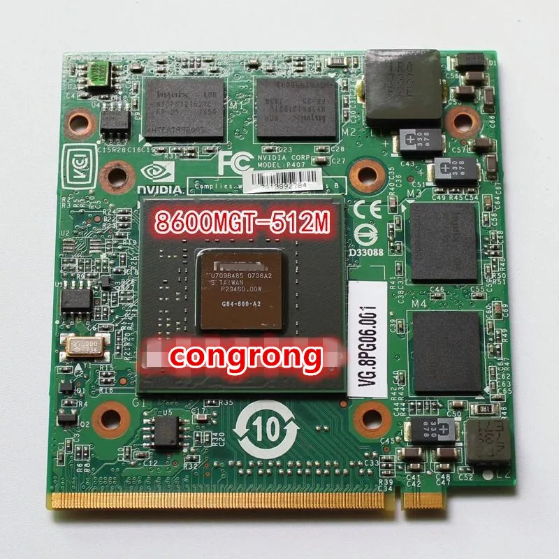 Carte-graphique-pour-Acer-8600M-GT-8600MGT-MXM-II-DDR2-512-mo-G84-600 ...
