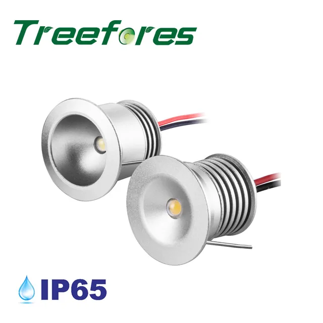 IP65 DC 12V Waterproof 1W 12 Volts Led Bulb Light 25mm 80Ra Cabinet ...