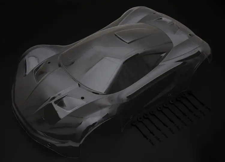 clear painted body set for 1/5 scale Rovan ROFUN F5 4WD ON ROAD CAR ...