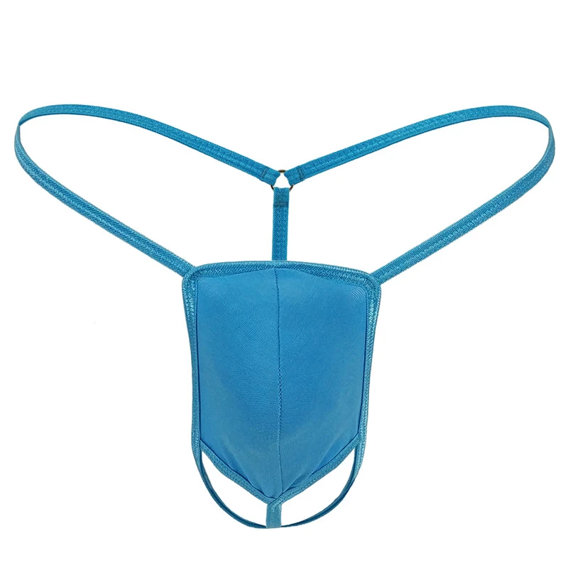 Mannen Sexy Mini Micro Pouch G Strings Ademend Katoen Thongs Bikini ...