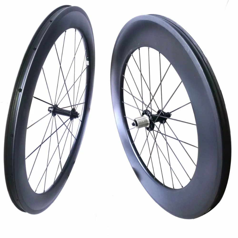 Powerway R49 Hub Road Carbon Wheels Front 60mm Rear 88mm Carbon ...