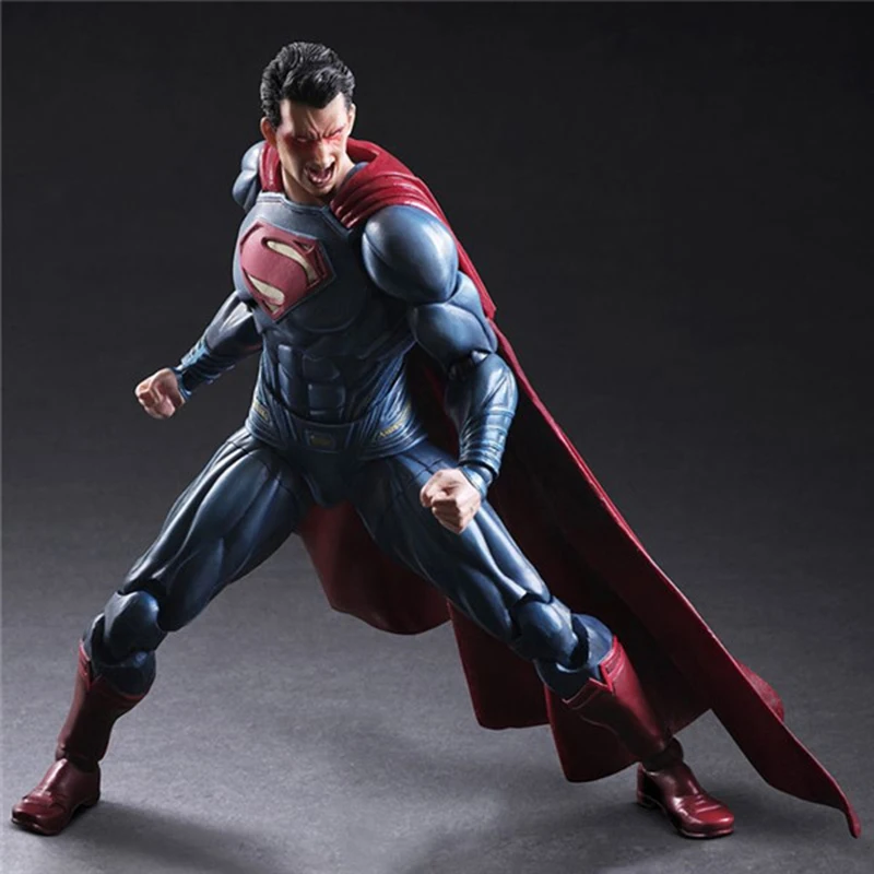 1PC Play Arts Kai Superman Action Figure Dawn of Justice Toys Model ...