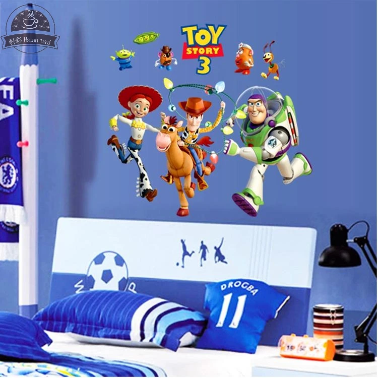 Buzz Lightyear de Toy Story pegatinas de vinilo de pared para cuartos ...