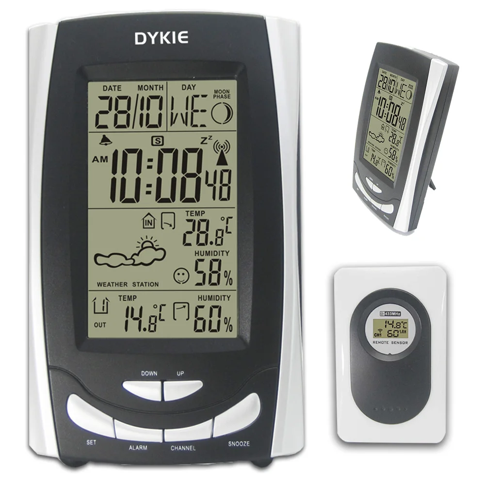 Купить dykie беспроводной фср жк-дисплей метеостанция крытый открытый ...