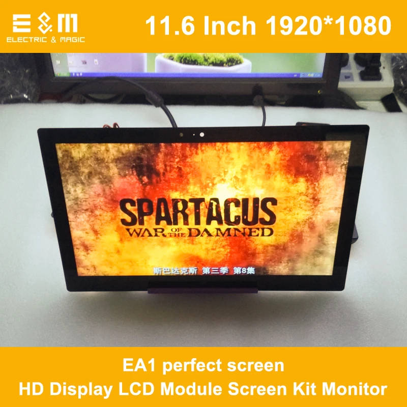 IPS 11,6 pulgadas 1920*1080 HD LCD pantalla módulo Monitor Kit DIY Auto ...