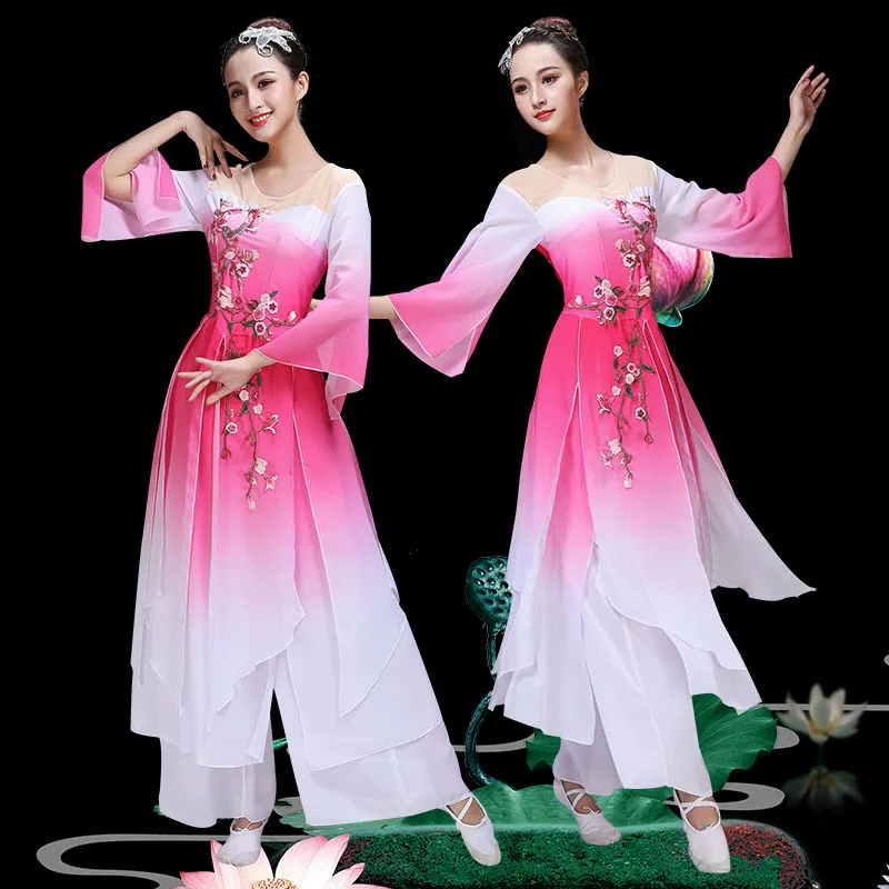 Chinese folk dance costume for woman clothing stage wear national ...