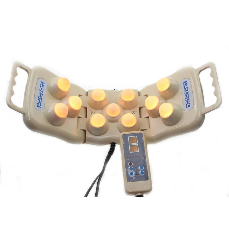 Jade Massager Electric Natural Jade Massage Back Shoulder Neck Heating ...