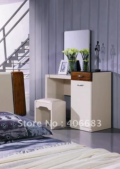 Modern home furniture bedroom set high gloss,mdf melamine dressing ...