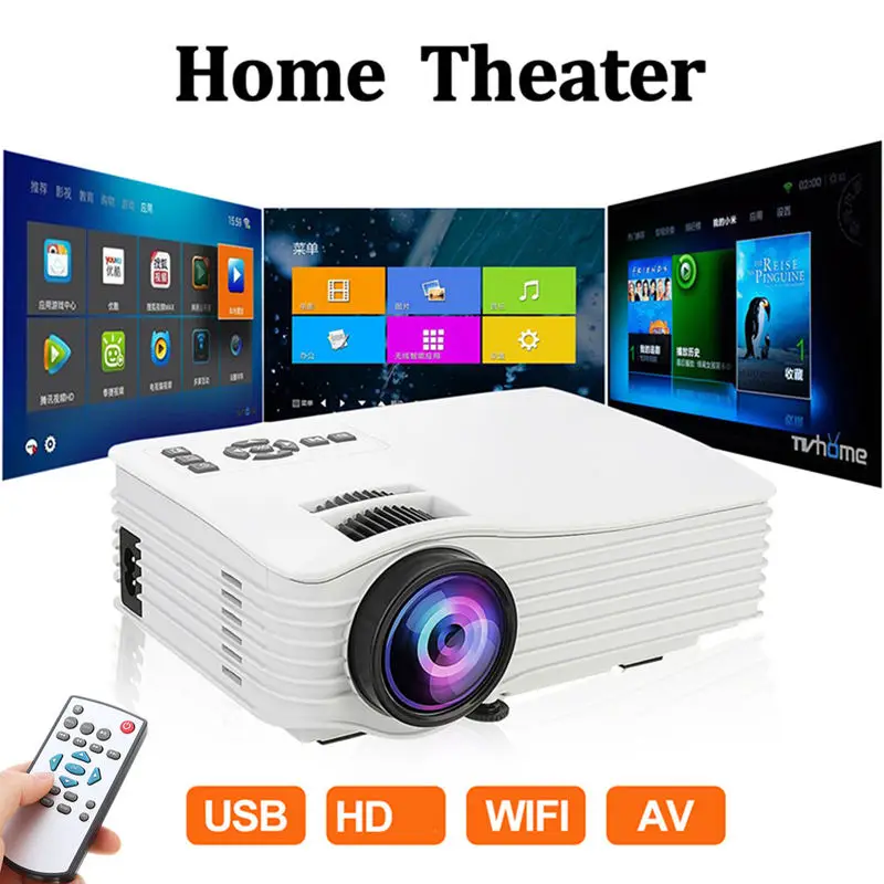 projector UC36+ Easy & Fast Connection with any devices, WiFi/AV/HDMI ...