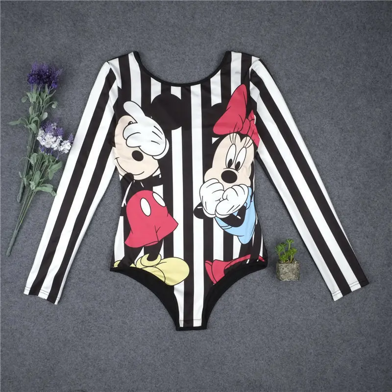 Brandwen Fashion Bodysuits Women 2017 Summer Cute Mouse Cartoon ...
