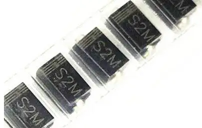 100pcs/lot Diode S2m Sma Rl207 Do-214ac Smd 2a 1000v Rectifier New ...