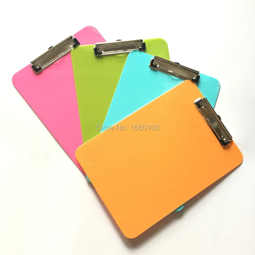 Multicolor A4 plastic clipboard portable file clipboard with hook Cute ... Multicolor A4 plastic clipboard portable file clipboard with hook Cute ...