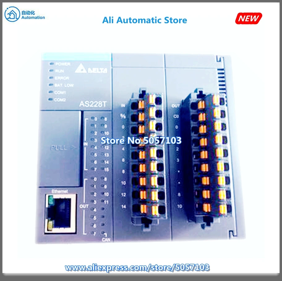 AS228T-A European Terminal 16 DI 12 Do AB (NPN) Four Groups Of 200K ...